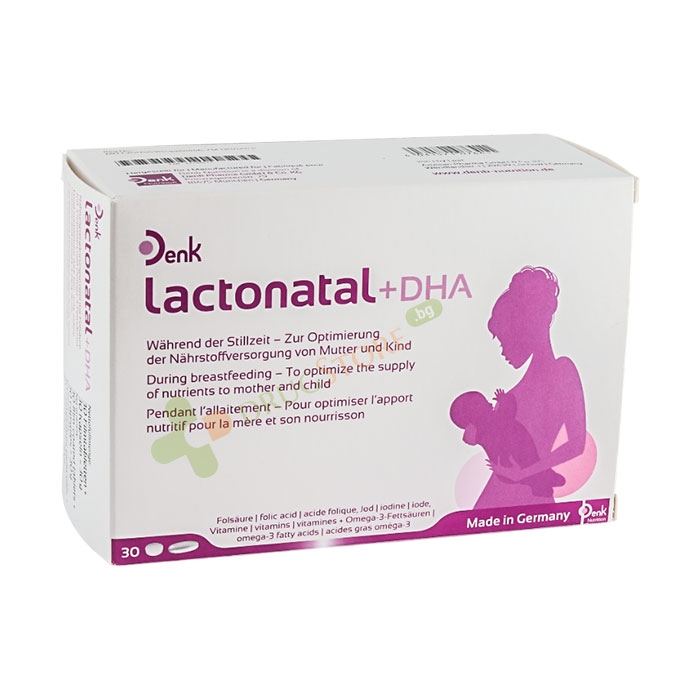 ЛАКТОНАТАЛ + DHA ДЕНК таблетки 30 броя + капсули 30 броя / DENK ...