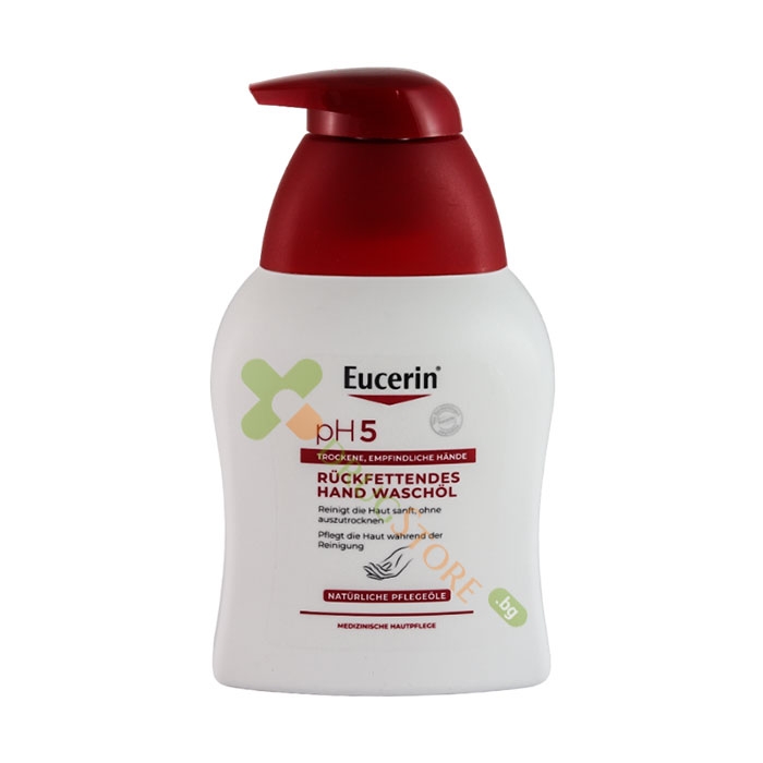 PH5 ИЗМИВАЩО ОЛИО ЗА РЪЦЕ 250 мл / EUCERIN-PH5 WASHING HANDS OIL ...