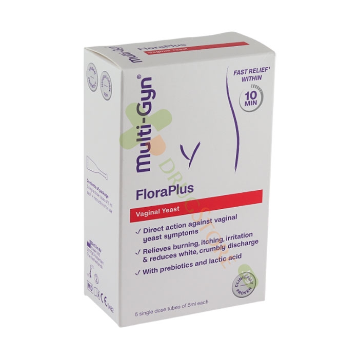 БИОКЛИН МУЛТИ ГИН ФЛОРА ПЛЮС вагинален гел 5 мл 5 броя / BIOCLIN MULTI ...