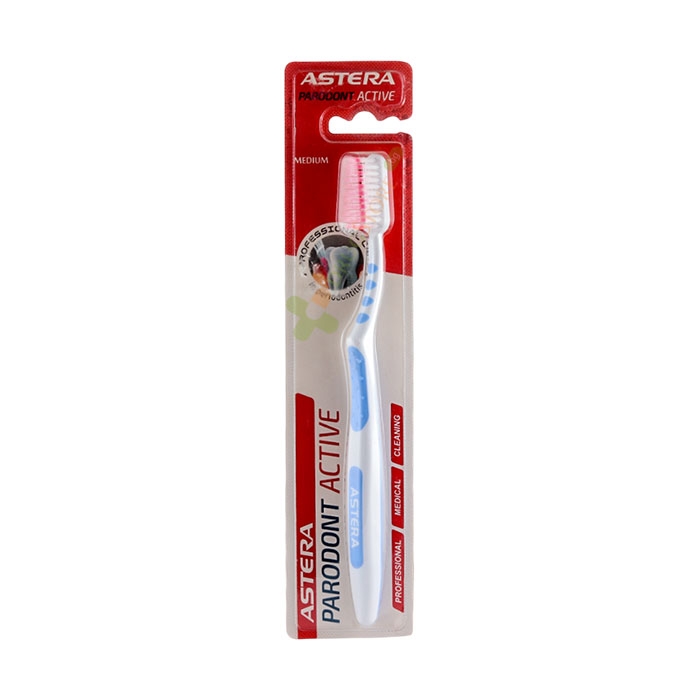 ЧЕТКА ЗА ЗЪБИ АСТЕРА ПАРОДОНТ АКТИВ МЕДИУМ / AROMA TOOTHBRUSH ASTERA PARADONT ACTIVE MEDIUM ...