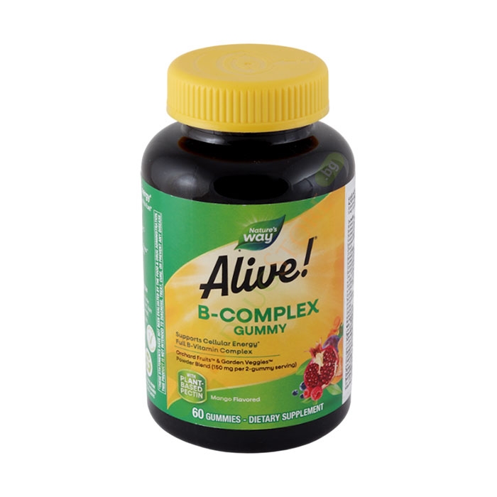 АЛАЙВ B-КОМПЛЕКС желирани таблетки 60 броя / NATURE'S WAY ALIVE B ...