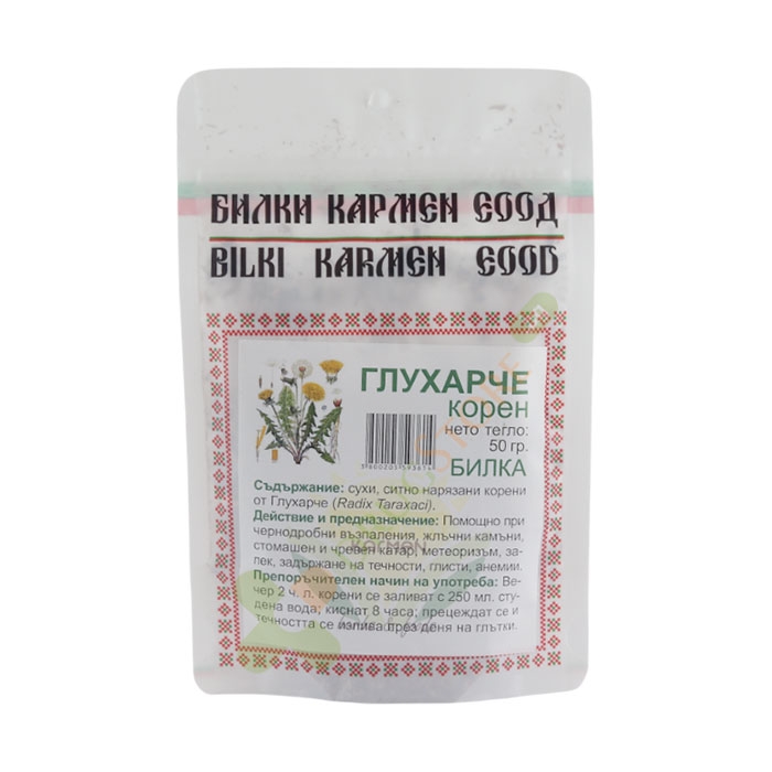 ГЛУХАРЧЕ КОРЕН 50 г / BILKI CARMEN DANDELION ROOT | Drugstore BG