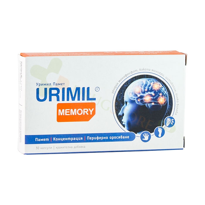 УРИМИЛ ПАМЕТ капсули 30 броя / NATURPHARMA URIMIL MEMORY | Drugstore BG