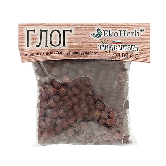 ГЛОГ ПЛОД 100 г / EKO HERB FRUCTUS CRATAEGI MONOGYNA JACQ | Drugstore BG
