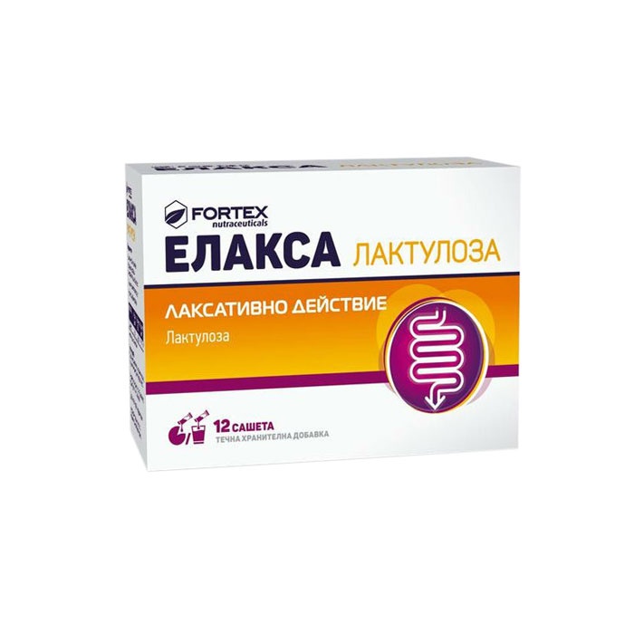 ЕЛАКСА ЛАКТУЛОЗА саше 12 броя / ELAXA LACTULOSE sachets 12 | Drugstore BG