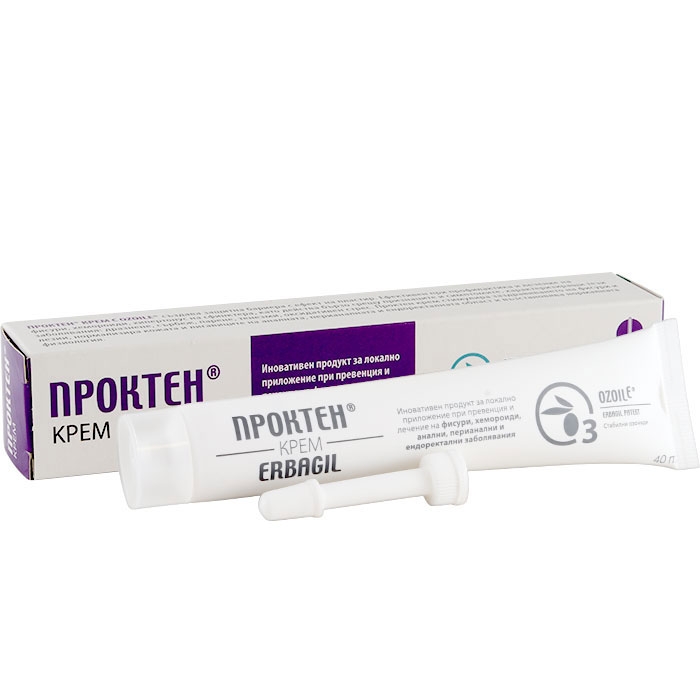 ПРОКТЕН крем 40 мл / ERBAGIL PROCTEN CREAM | Drugstore BG