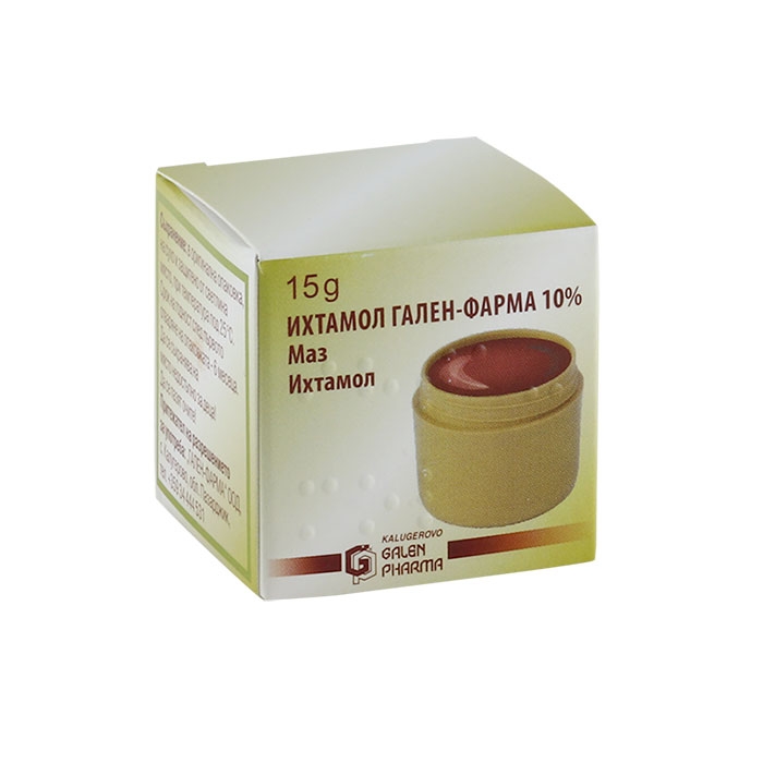 ИХТАМОЛ маз 10% 15 г / ICHTHAMMOL ointment 10% | Drugstore BG