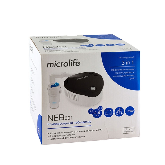 КОМПРЕСОРЕН АПАРАТ ИНХАЛАТОР МИКРОЛАЙФ NEB 301 / MICROLIFE NEB 310 ...