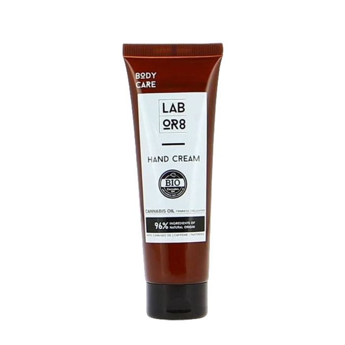 КРЕМ ЗА РЪЦЕ С КОНОПЕНО МАСЛО 75 мл / LABOR8 HAND CREAM WITH CANNABIS ...
