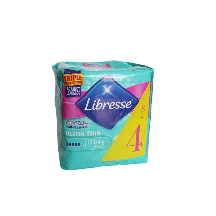 ДАМСКИ ПРЕВРЪЗКИ УЛТРА ТЪНКИ 12 броя / LIBRESSE SANITARY NAPKINS ULTRA ...