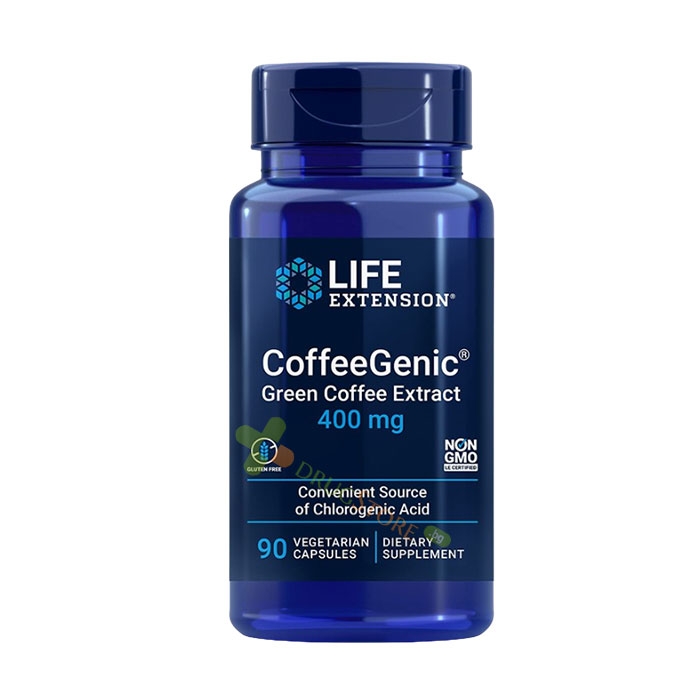 ЗЕЛЕНО КАФЕ ЕКСТРАКТ капсули 400 мг 90 броя / LIFE EXTENSION GREEN ...