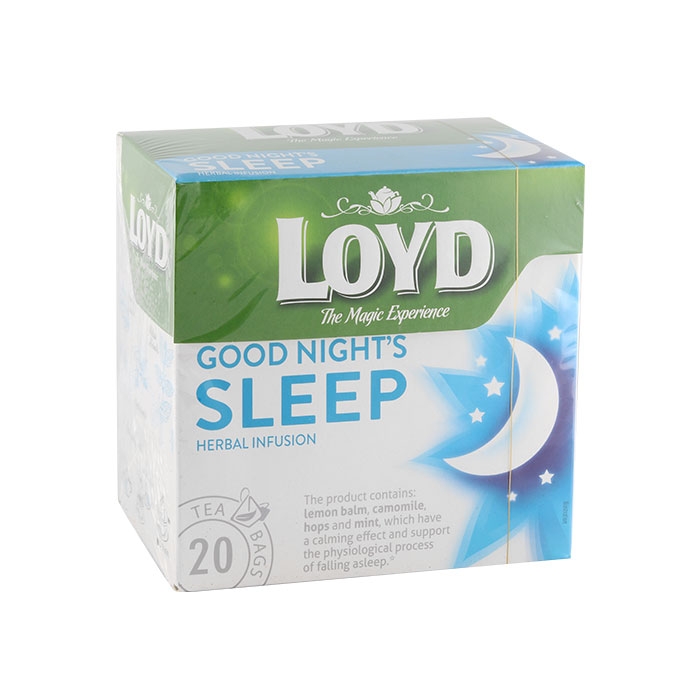 ЧАЙ ЗА ДОБЪР СЪН филтър 20 броя / LOYD TEA GOOD NIGHT SLEEP | Drugstore BG