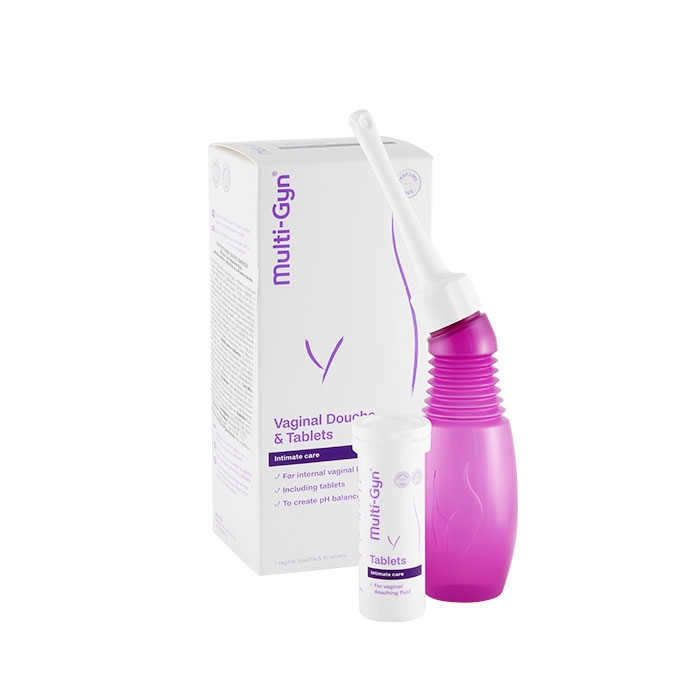 БИОКЛИН МУЛТИ ГИН ВАГИНАЛЕН ДУШ + ВАГИНАЛНИ ефервесцентни таблетки 10 броя / BIOCLIN MULTI GYN ...