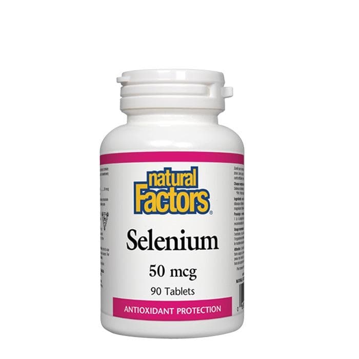 НАТУРАЛ ФАКТОРС СЕЛЕН таблетки 50 мкг 90 броя / NATURAL FACTORS ...