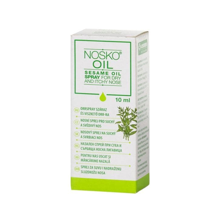НОСКО ОЙЛ СПРЕЙ ЗА НОС 10 мл. / NOSKO OIL SPRAY FOR DRY AND ITCHY NOSE ...