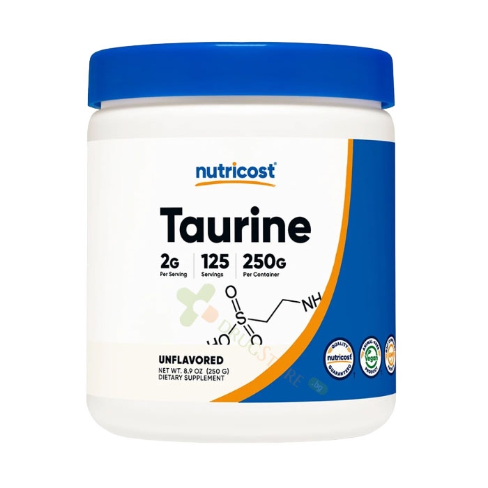 ТАУРИН прах 250 г / NUTRICOST TAURINE powder | Drugstore BG