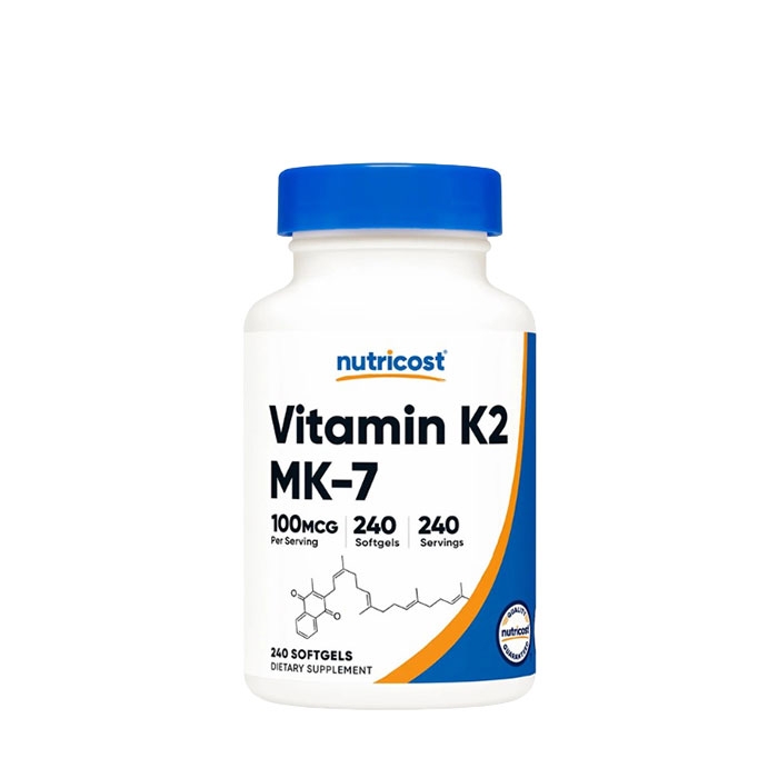 ВИТАМИН К2 капсули 100 мкг 240 броя / NUTRICOST VITAMIN K2 | Drugstore BG