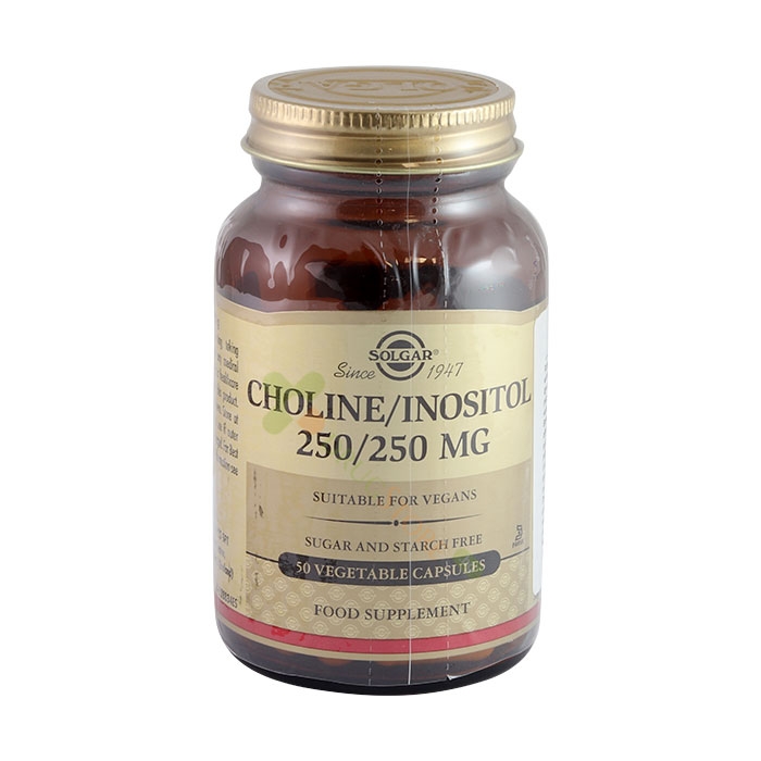 СОЛГАР ХОЛИН - ИНОЗИТОЛ капсули 250 - 250 мг 50 броя / SOLGAR CHOLINE - INOSITOL | Drugstore BG