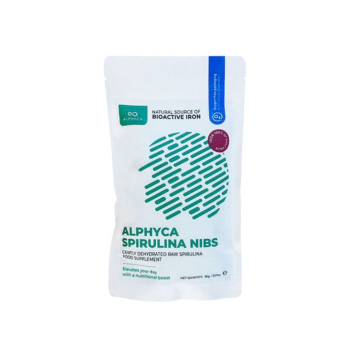 СПИРУЛИНА ПРЪЧИЦИ 90 г ALPHYCA / ALPHYCA SPIRULINA NIBS | Drugstore BG