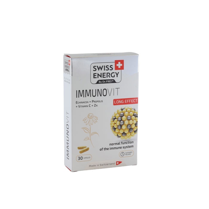 СУИС ЕНЕРДЖИ ИМУНОВИТ капсули 30 броя / SWISS ENERGY IМMUNOVIT ...