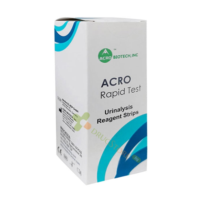 ТЕСТ ЛЕНТИ ЗА УРИНА 3 КОМПОНЕНТА АКРО 100 броя / ACRO BIOTECH ...