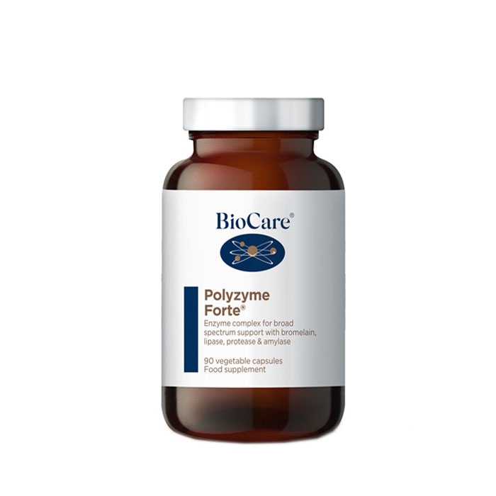 БИОКЕЪР ЕНЗИМЕН КОМПЛЕКС капсули 90 броя / BIOCARE POLYZYME FOERTE ...